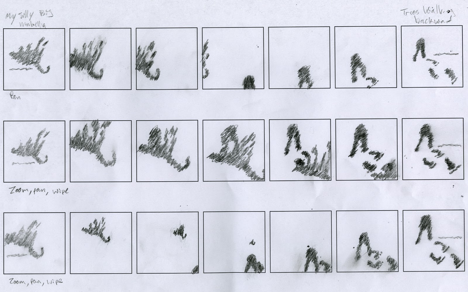 David White Design Process Blog Haiku Storyboard Sketches