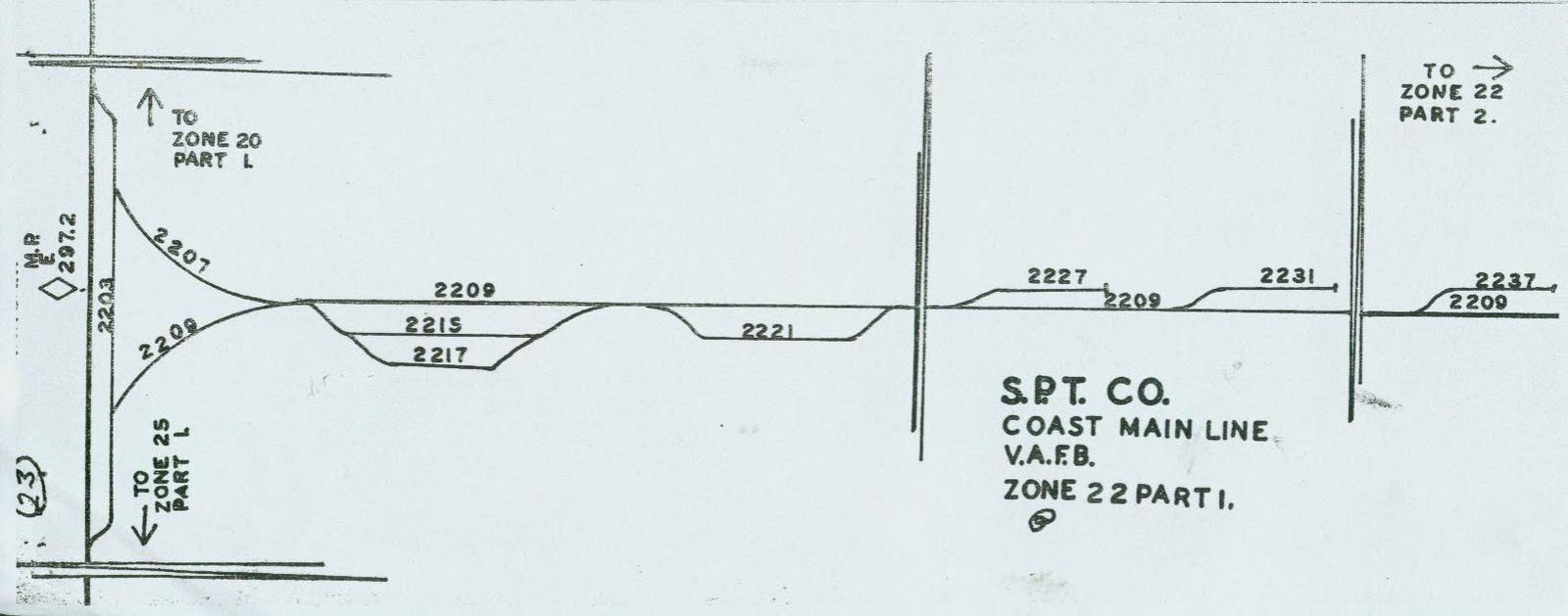 Southern Pacific's Santa Barbara Subdivision: Second Level Roadbed