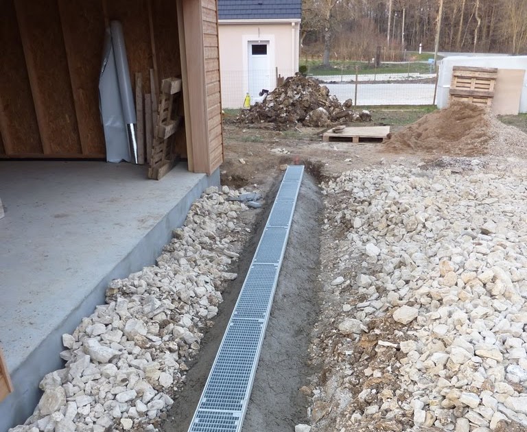 Notre maison en bois à Luant: Drainage, evacuation d'eau pluviale et ...