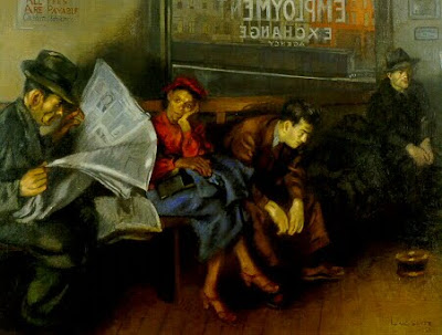 Journal Blog: Isaac Soyer: Employment Agency (1937)