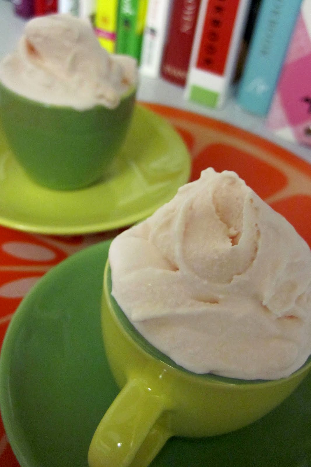 The Late Blooming Chef: Homemade Raspberry 'Soft Serve' Ice Cream