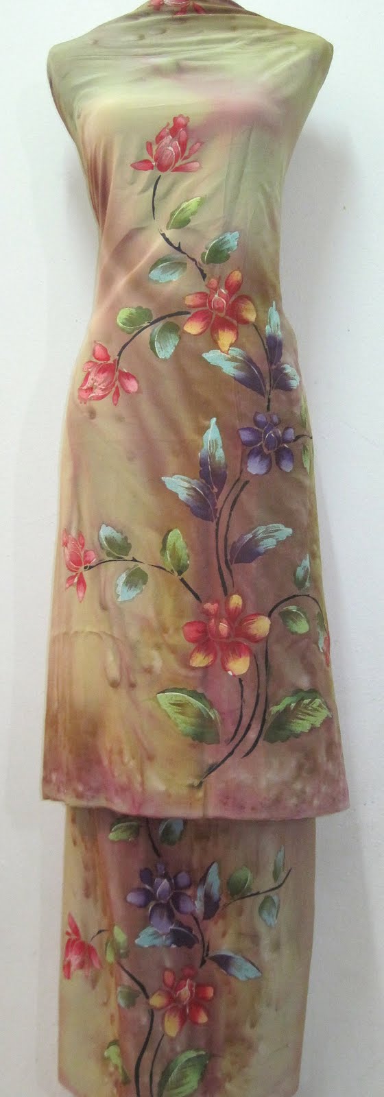 Batik Sutera Crepe Buih | Silky Batik Sutera Terengganu