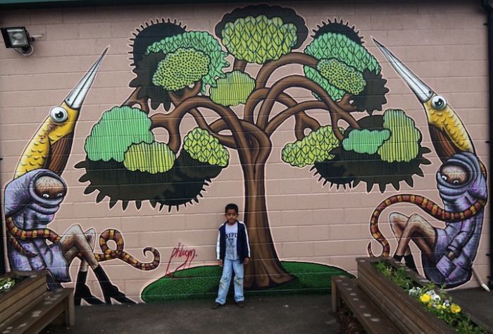 facts around us: 65 Awesome Graffiti Art Pictures | Crazy Graffiti Art