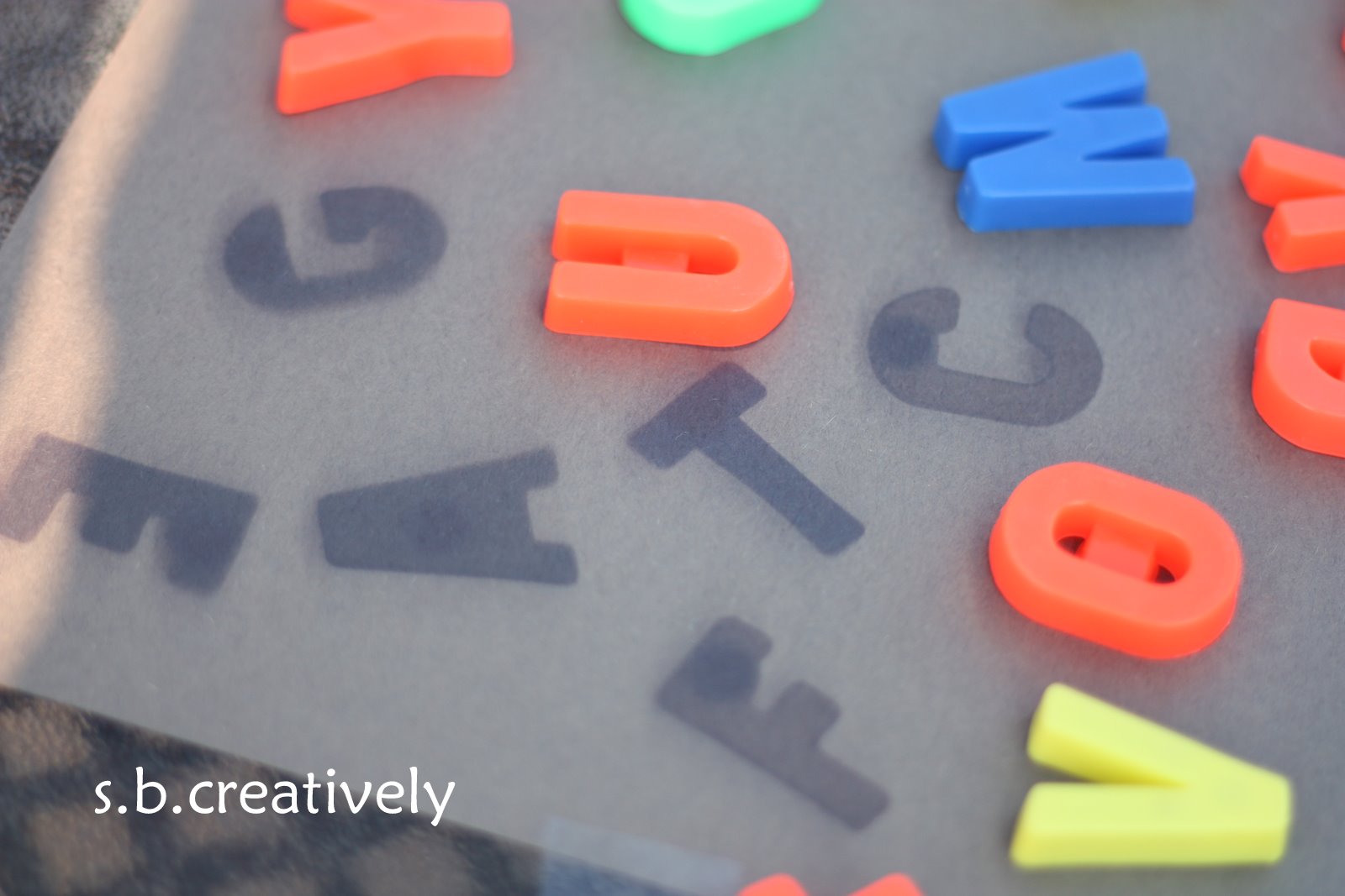 s.b.creatively: Faded Alphabet