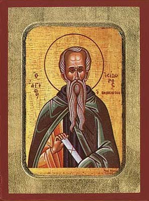 ORTHODOX CHRISTIANITY THEN AND NOW: Saint Isidore of Pelusium Resource Page