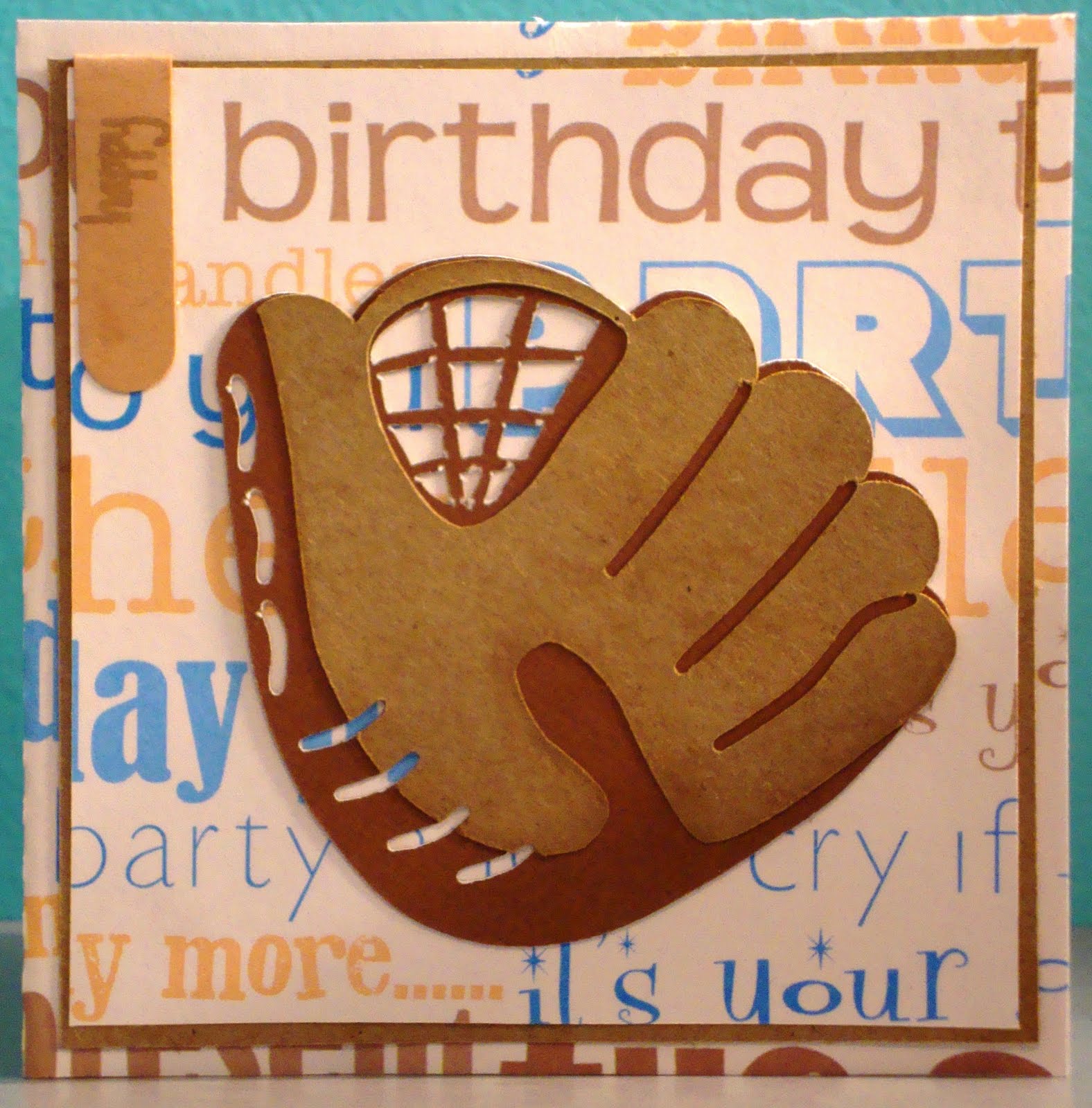Passion4Papercrafts: Pop-Out Frame Card - It's a Baseball Birthday
