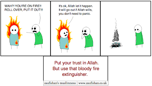 Tie your camel {comic 10} - Zaufishan