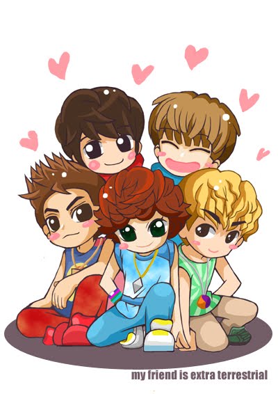 snsd4ever: shinee chibi's/cartoon