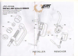 DIY W211 Lower Control Arm and Ball Joint Change