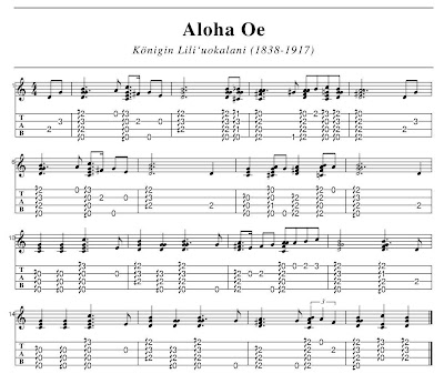 MAYSA HAWAII UKULELE: วิธีเล่น Aloha Oe