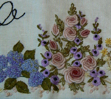 Pierrette's Stitching Gallery: A Cottage Garden: Kris Richards, designer
