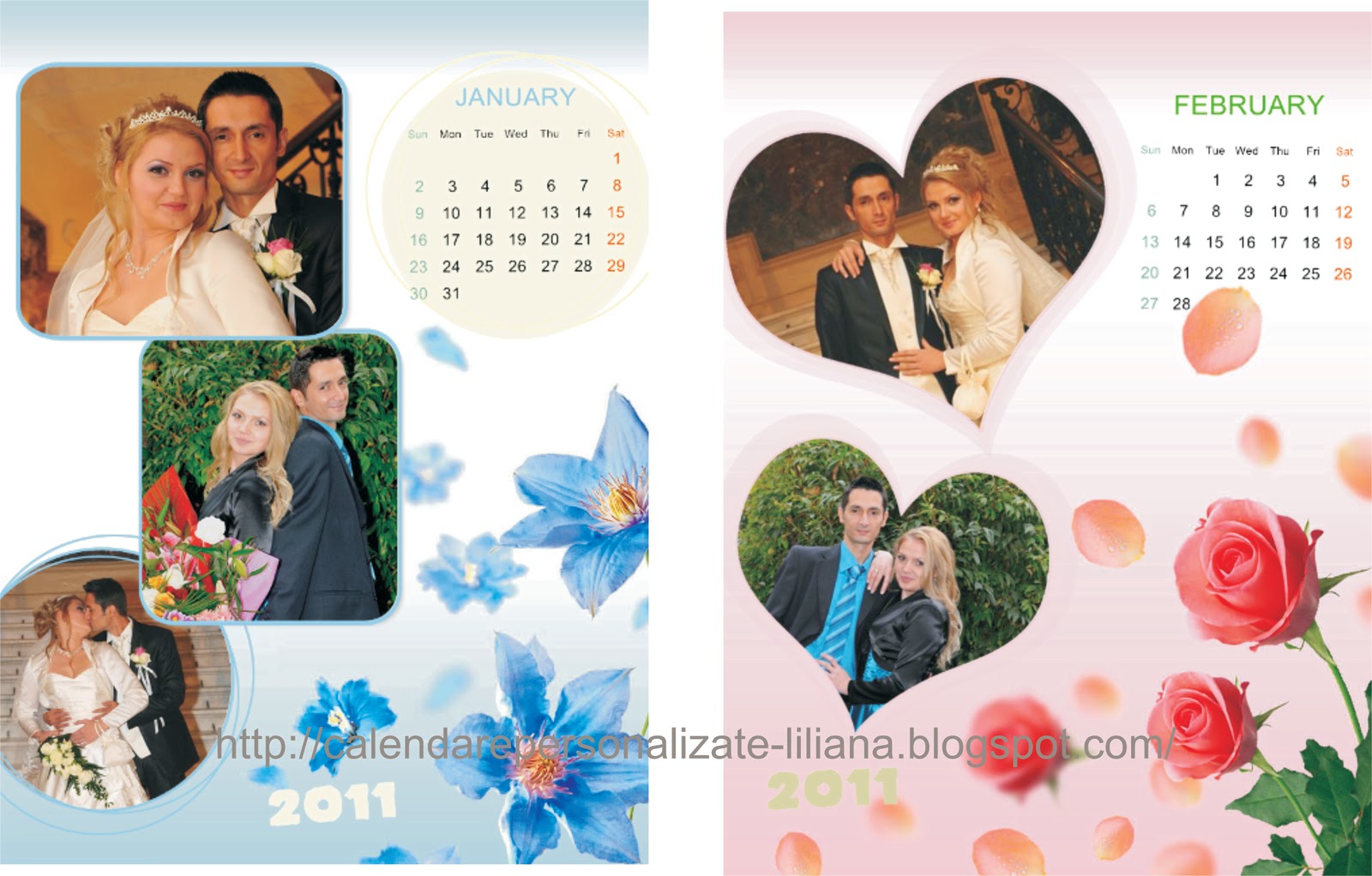 Calendare Personalizate: Calendar de perete Format A3 – 12 pagini+coperta