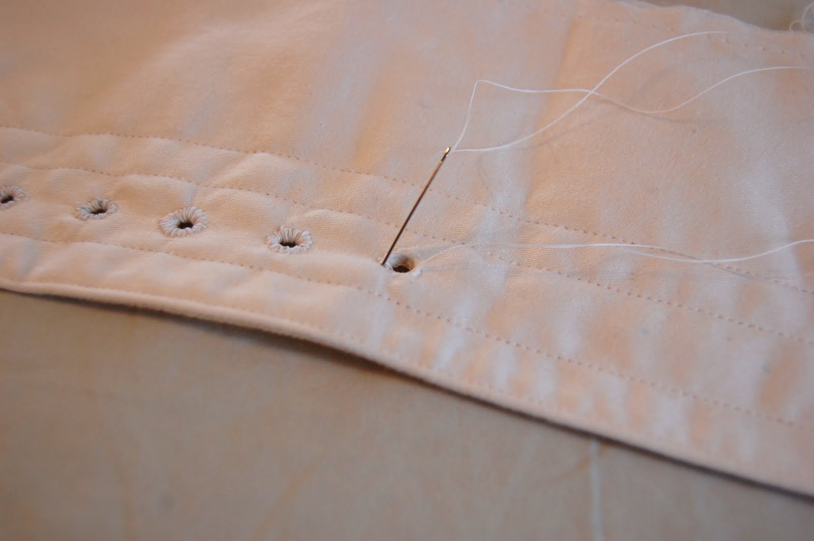 The Story of a Seamstress: Tutorial: Historical Thread Eyelets