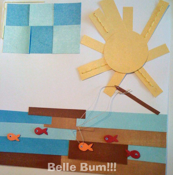 belle bum: Beach Scrap Page