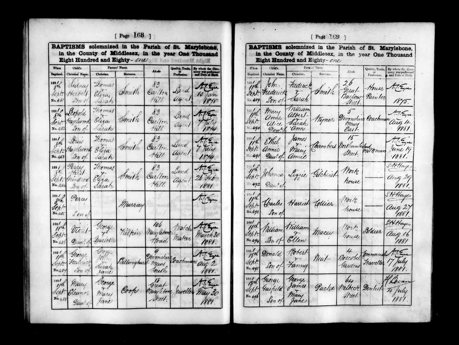 Long Roots and High Branches - Parker Family History: Percy Hirst ...