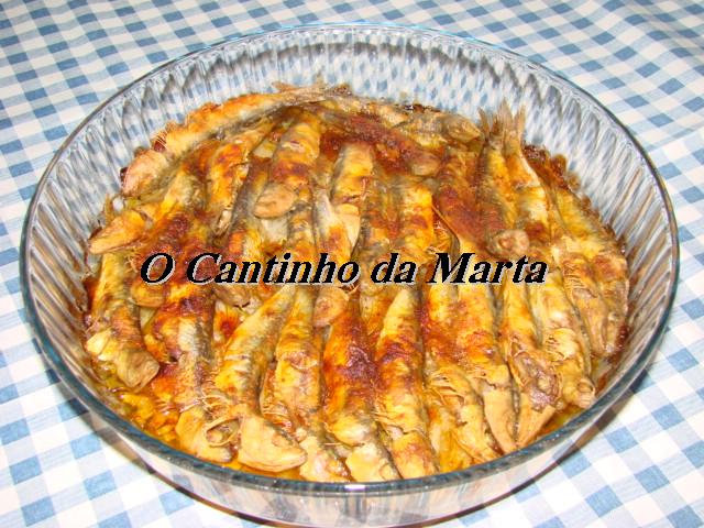 O Cantinho da Marta: Petingas Assadas no Forno