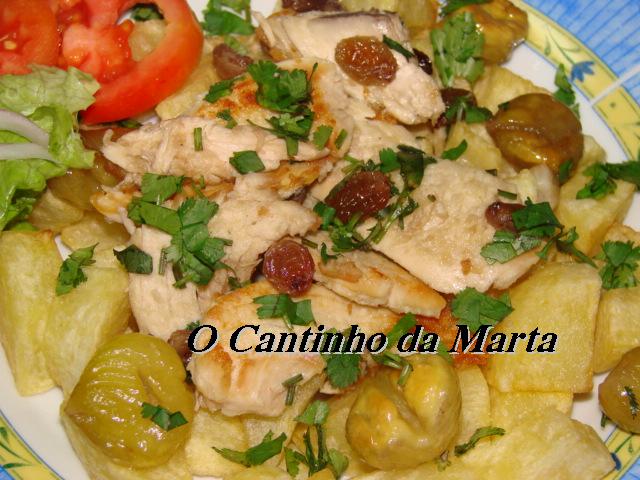 O Cantinho da Marta: Peito de Frango com Castanhas