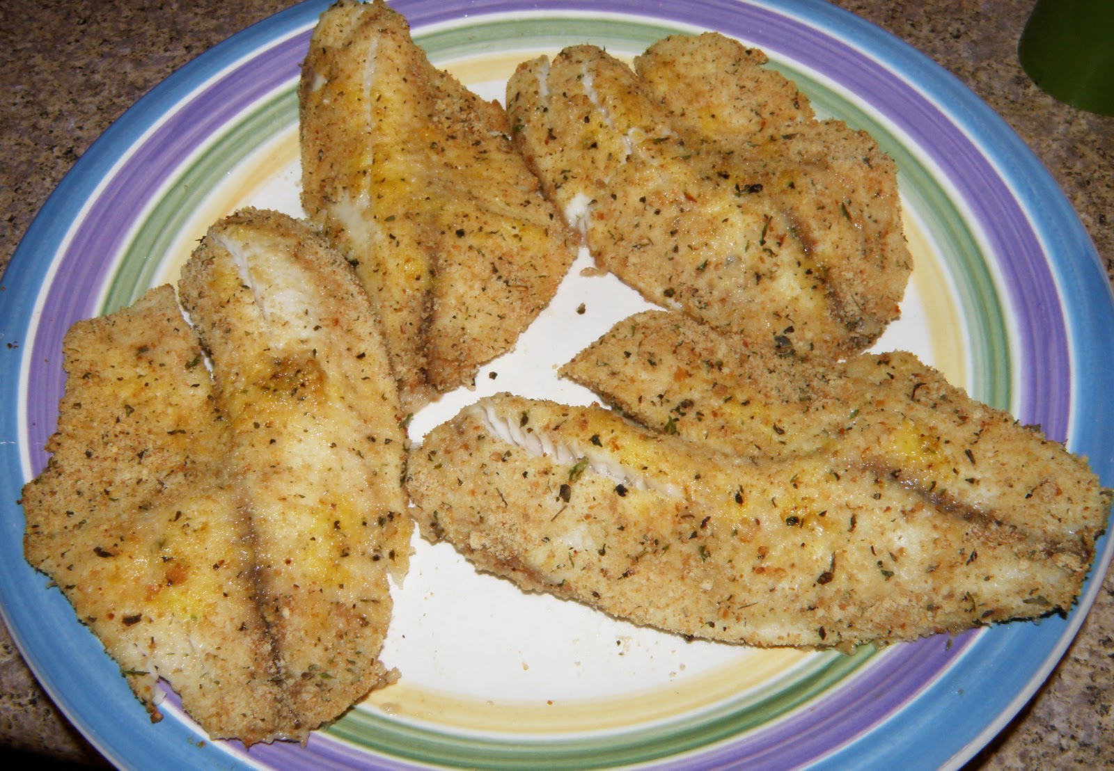 Perfectly Normal Chaos: "Butter" Herb Baked Fish - 3 points