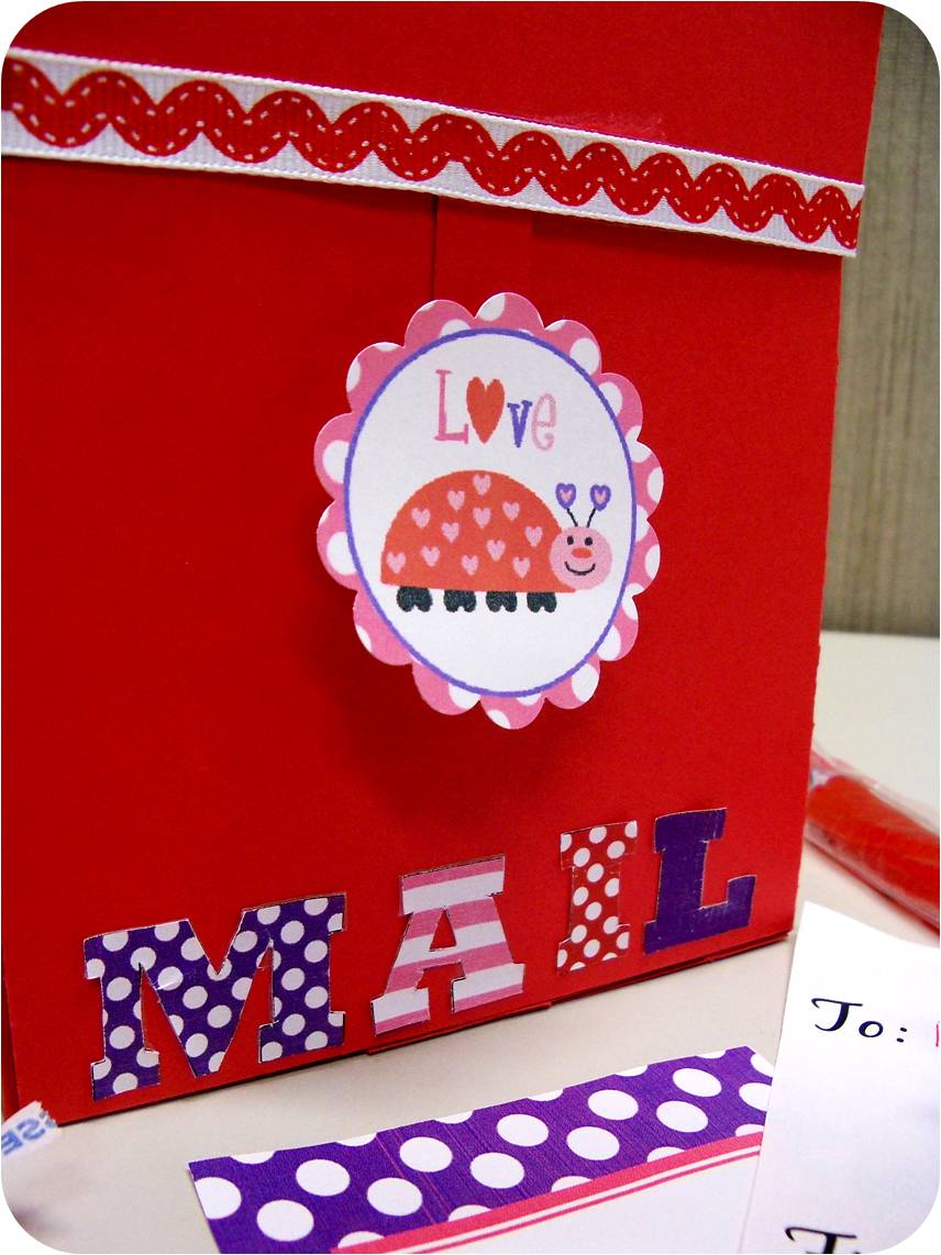 Cupcake Wishes & Birthday Dreams: Upcycled Valentine's Mail Box Tutorial