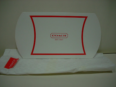 Lelong Market in SG: Coach Gift Box with Coach Tissue Paper