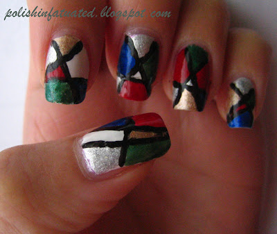 Nail art #20 - Stained glass window