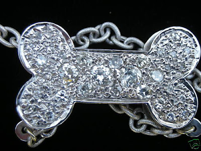 Pooba - Wanting: Diamond Dog Bone Necklace