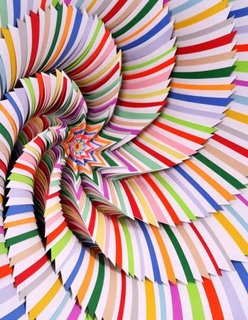 Woot! Finger Tips: Woot! Simple but amazed - rotating paper art