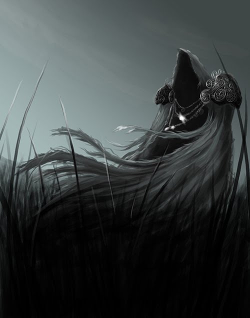 The Art of Brian Luong: Death wears a white robe...