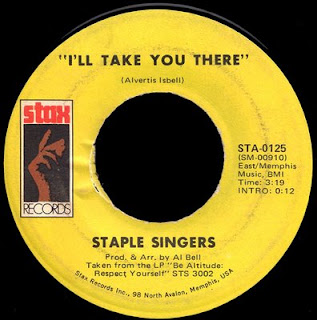 the "A" side: Staple Singers - I'll Take You There (Stax 0125)