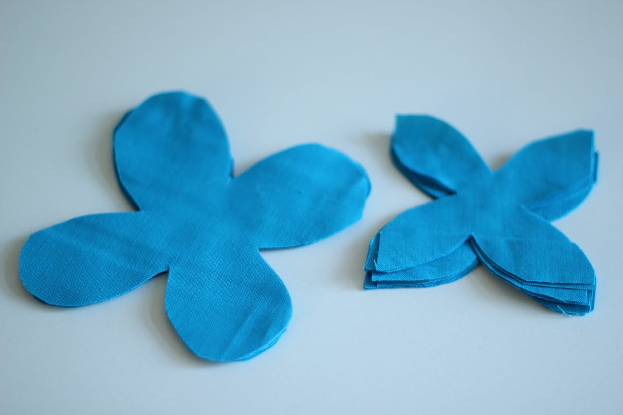 Talkin' Chow Playin' House: Hand Cut and Hand Sewn Fabric Flower ...