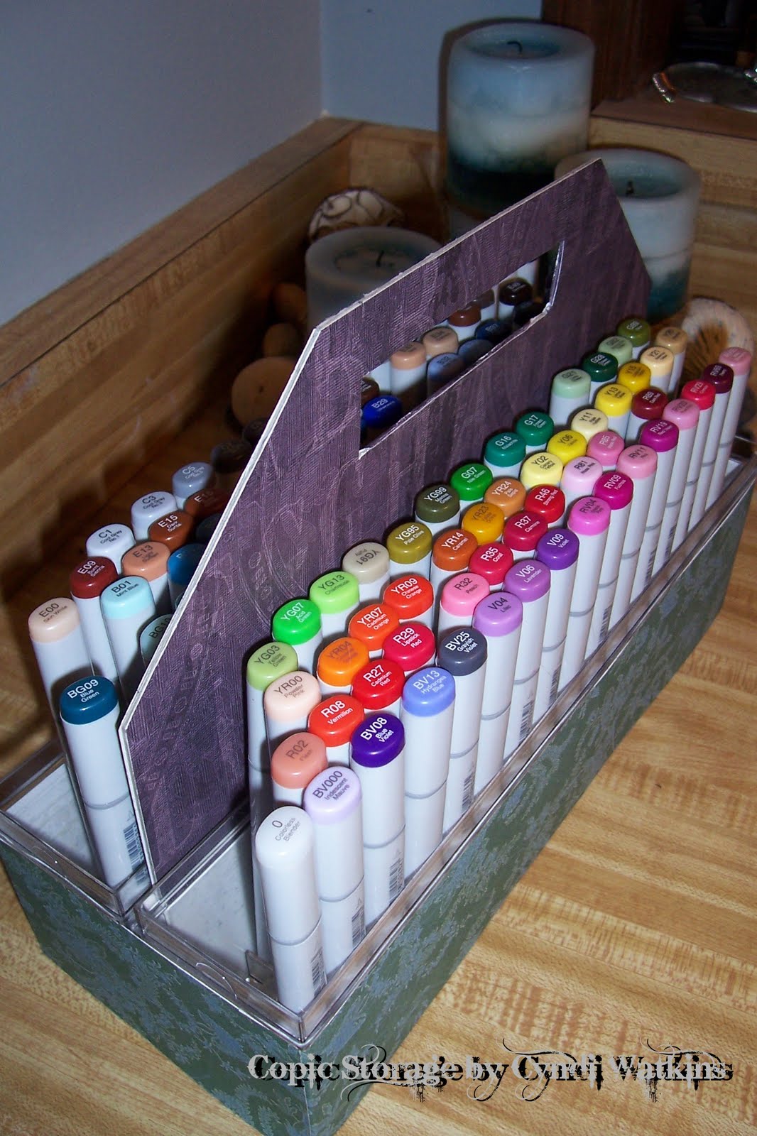 Cyndi's Papercrafting Journey: Copic Storage