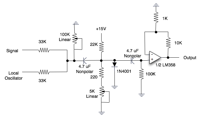 Sequence 15: Unbalanced Diode Mixer