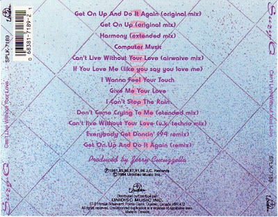 RETRO DISCO HI-NRG: Suzy Q - Can't Live Without Your Love (Greatest ...