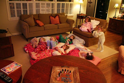 Scales Party of Five: The "Faux Sleepover" of the year