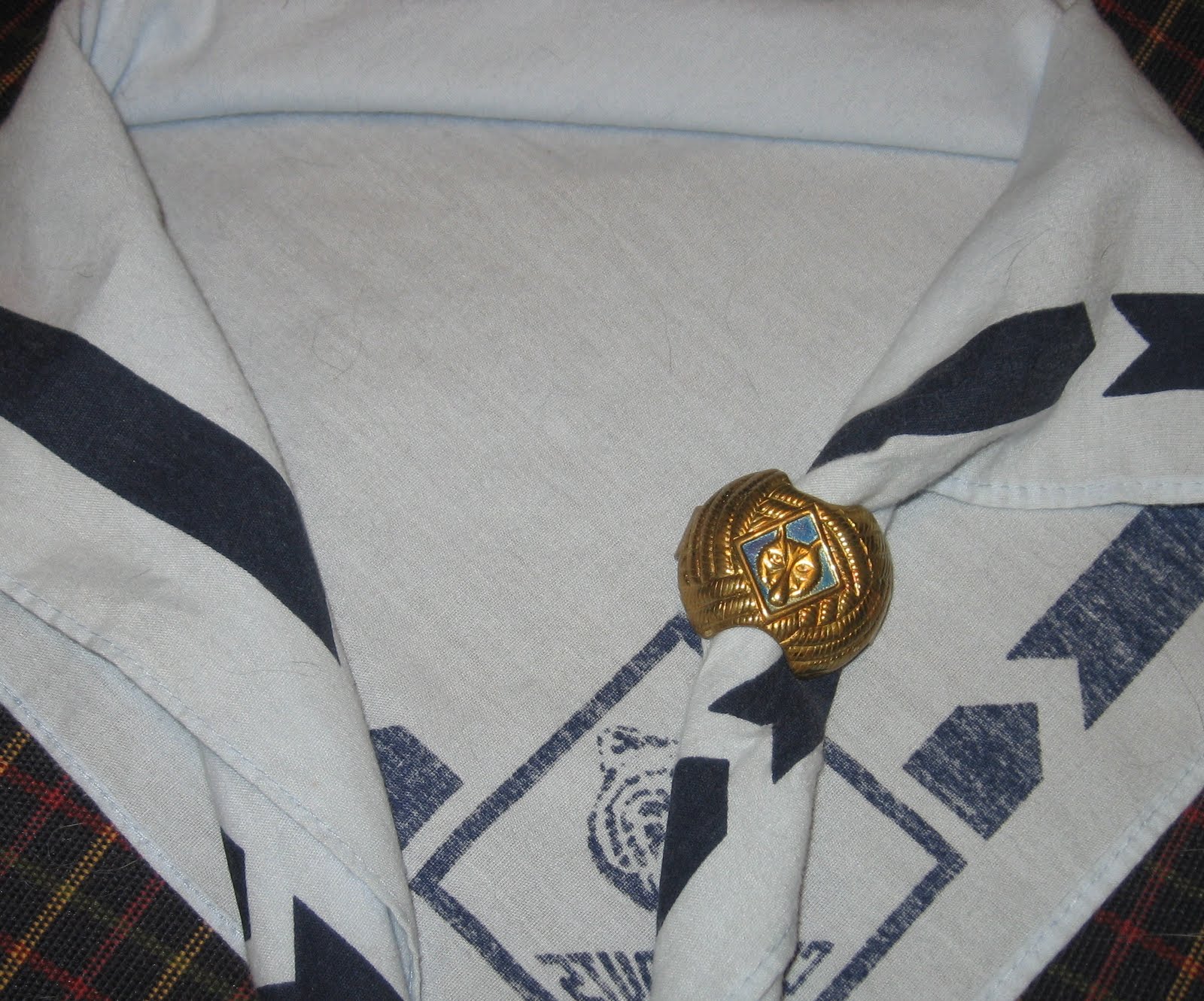Works for Me Wednesday: Securing a Cub Scout Neckerchief Slide