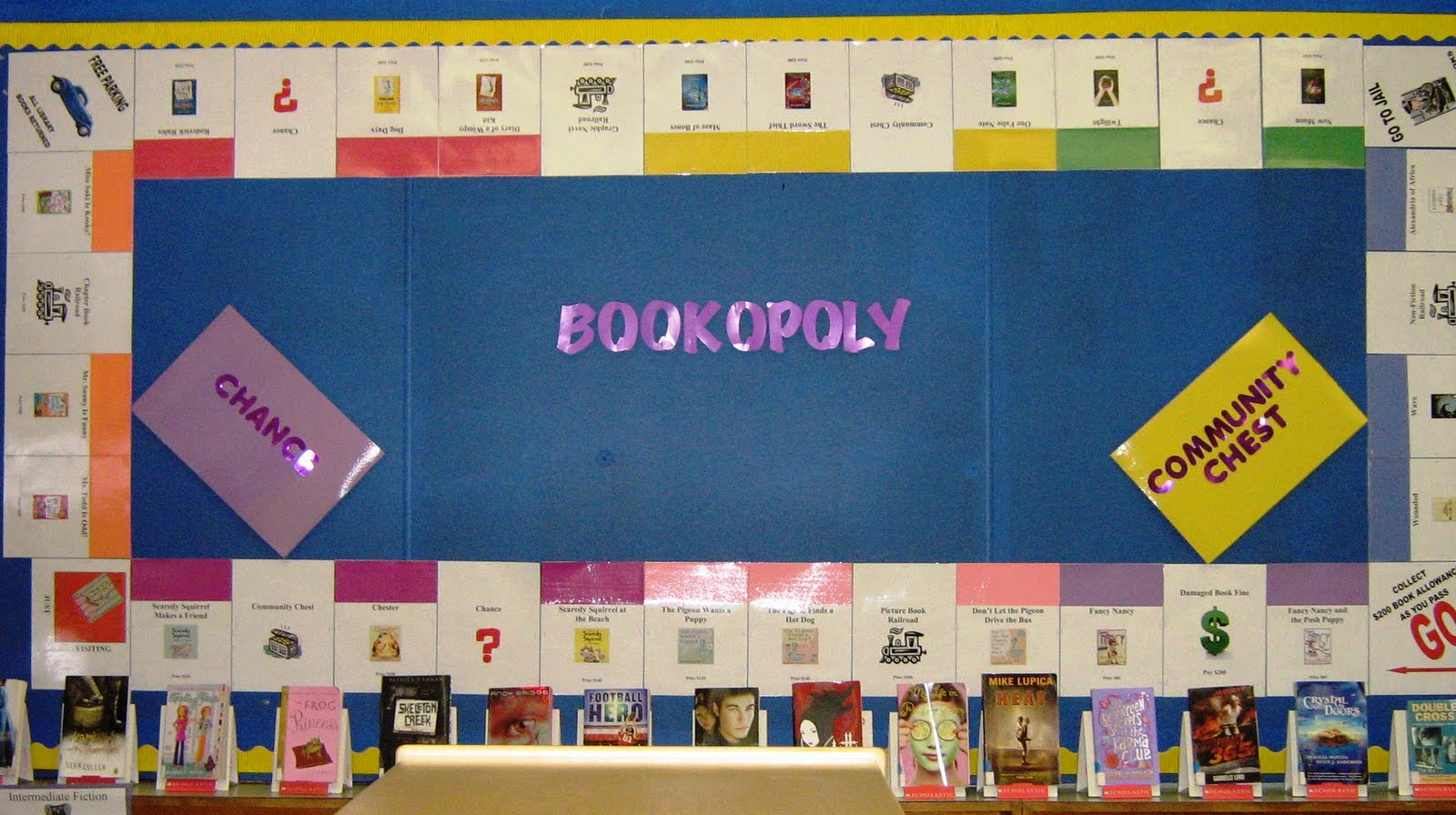 Library Displays: Bookopoly