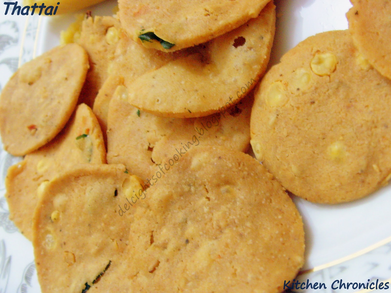 Classic Chettinad Kitchen: Thattai