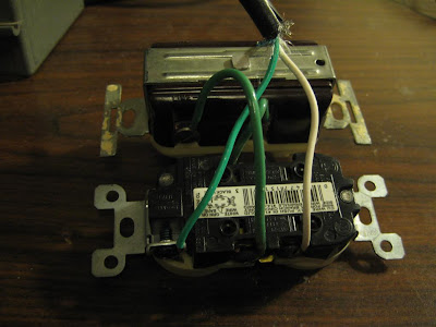 Switched 120V Outlet Junction Box