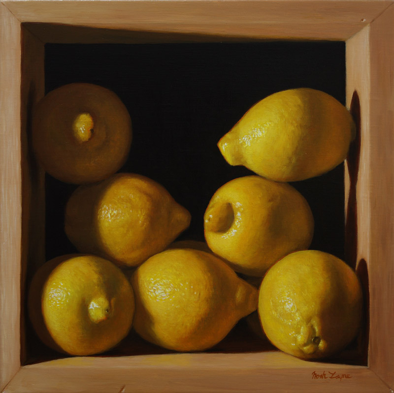 Noah Layne: Finished Lemon Painting