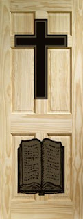 Junction Home Services: Cross and Bible Door