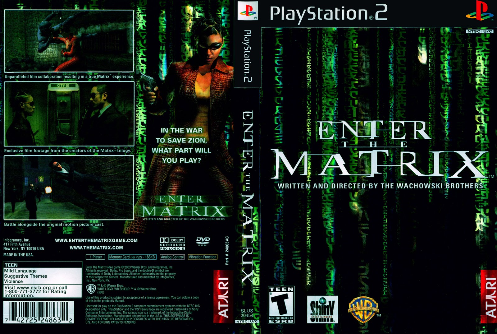 Loja Virtual Surf : Enter_The_Matrix-USA" "Enter-The-Matrix-CD-PS2"
