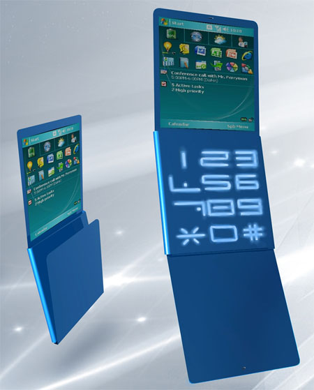 E-Mobile stores: Mobile phone of square shape
