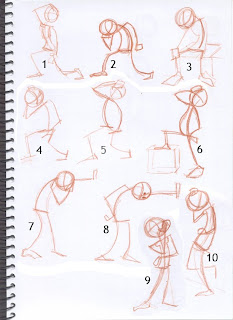 Phil Willis Sketchbook: Sketches for a devastated pose