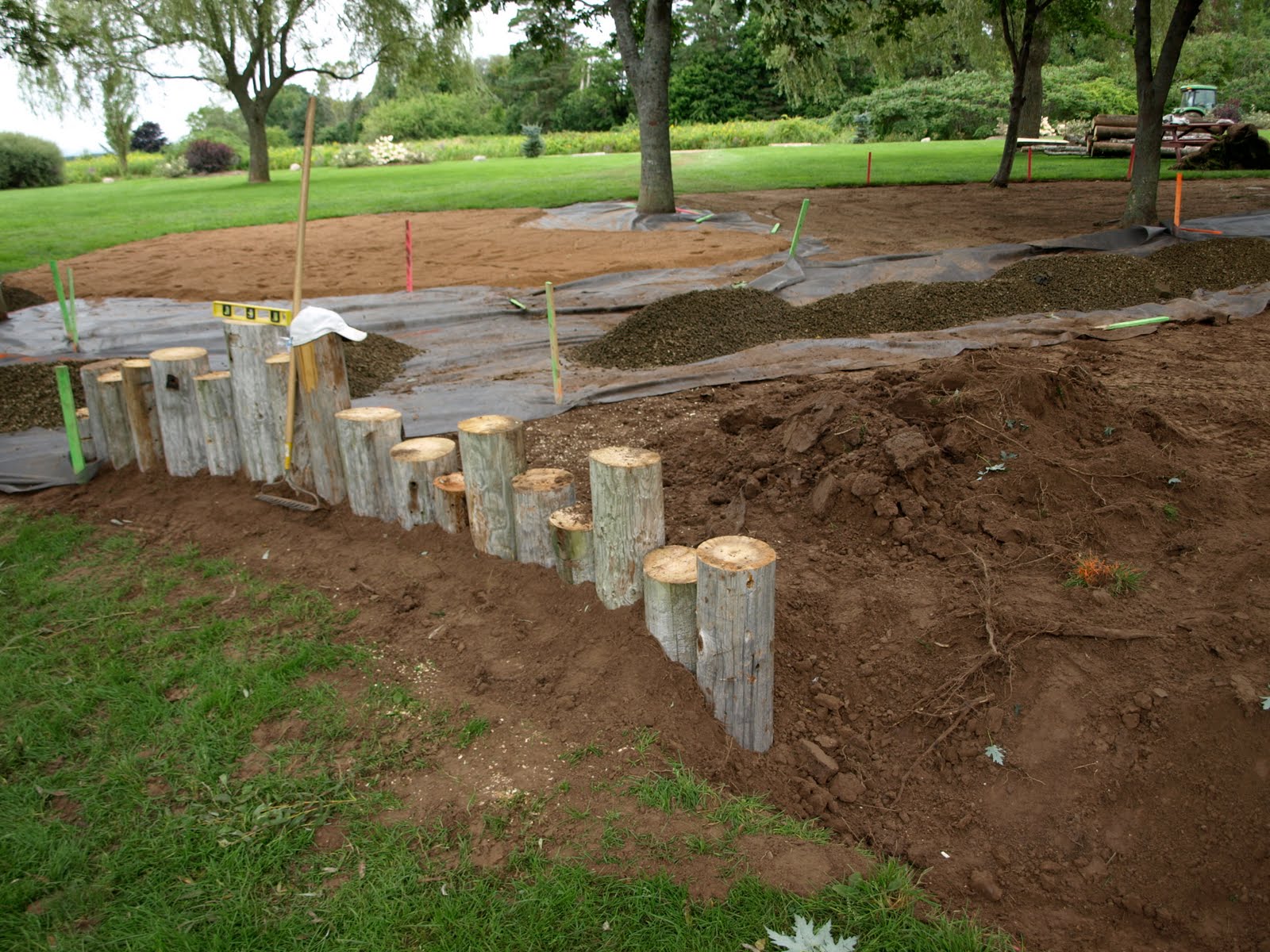 Into the Sleeping Forest...: Natural Playground, Part Three - Construction!