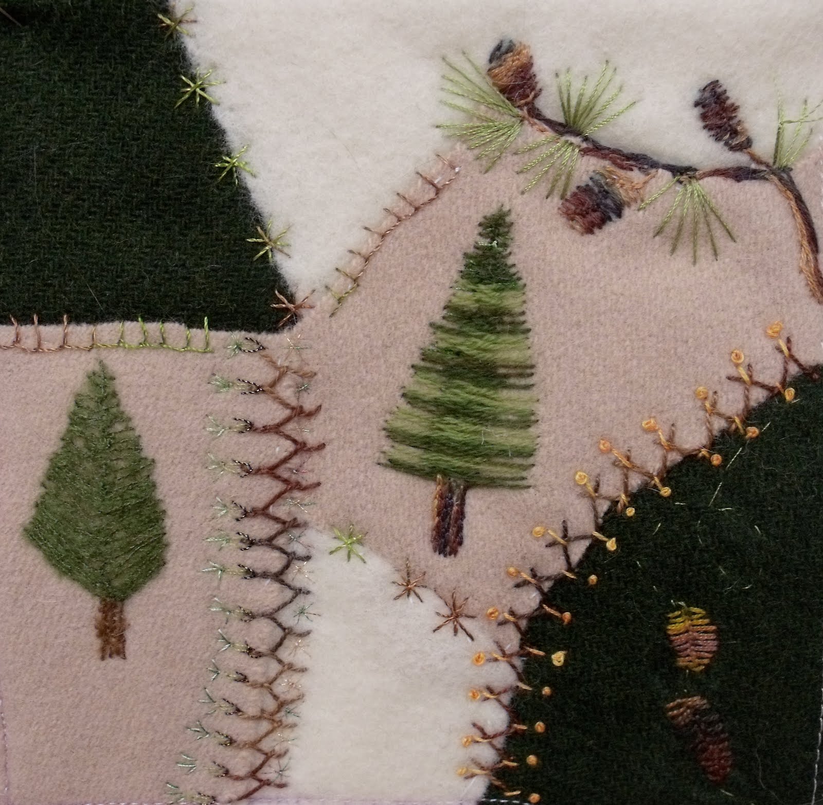 CRAZY BY DESIGN: Wool Blocks Home and Prize Picture