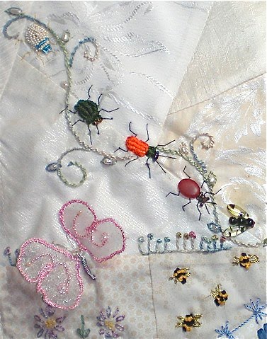 CRAZY QUILTING INTERNATIONAL: BEES, BUTTERFLIES & BEETLES I