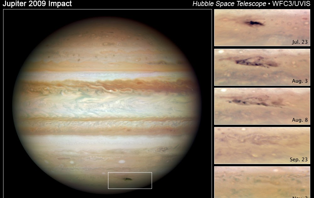 Geology in Motion: Asteroid (?) Slams into Jupiter