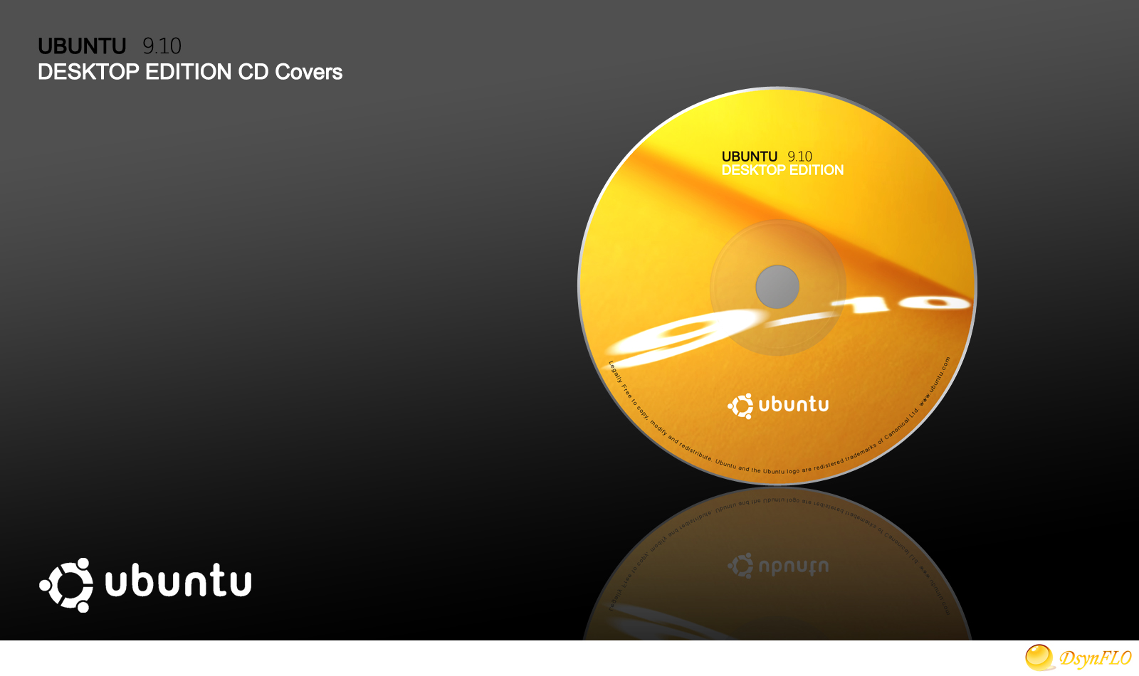 Ubuntu 9.10 Karmic Koala CD covers | DsynFLO