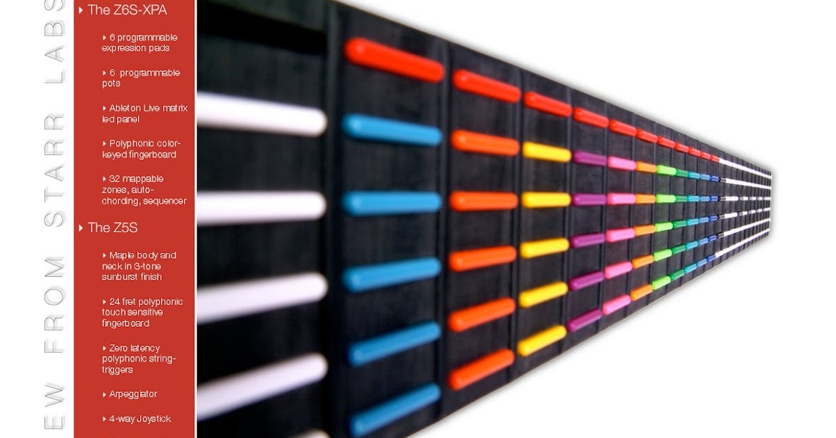 MATRIXSYNTH: Starr Labs 2010 Ztar MIDI Guitar Controllers