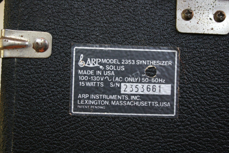 MATRIXSYNTH: ARP SOLUS with Tilted Control / Face Panel